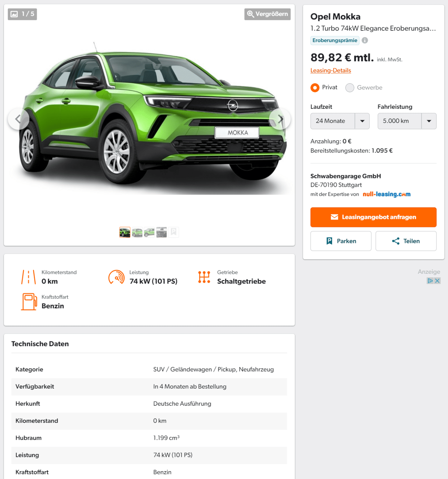 Wunderbar Leasing 99 Euro Inkl Versicherung